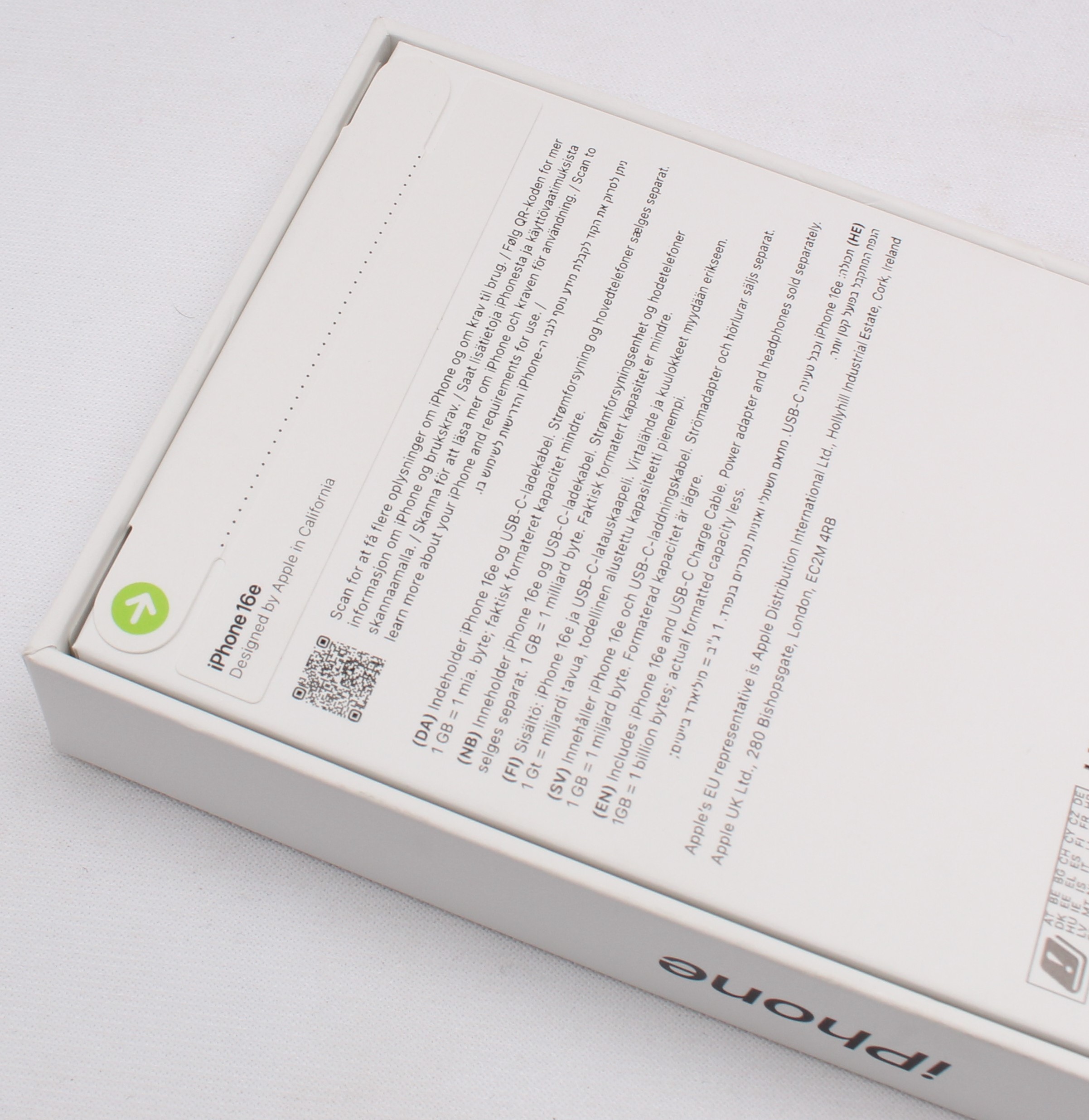 New Apple iPhone 16e 128GB Black Smartphone Network Unlocked - New ...